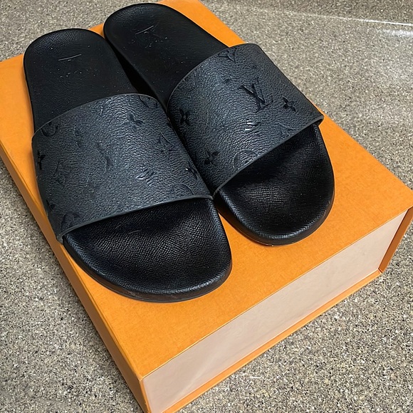 Louis Vuitton | Shoes | Louis Vuitton Monogram Slides | Poshmark